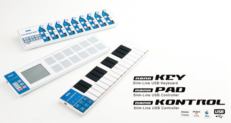 KORG nanoKEY nanoPAD nanoKONTROL : 네이버 블로그