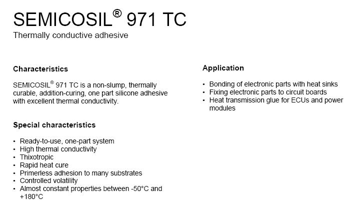 WACKER SEMICOSIL® 971 TC 1액형 방열 열경화 접착제 : 네이버 블로그