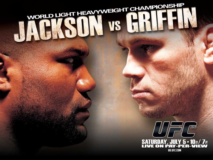 UFC86 대진표(JACKSON vs GRIFFIN ) : 네이버 블로그