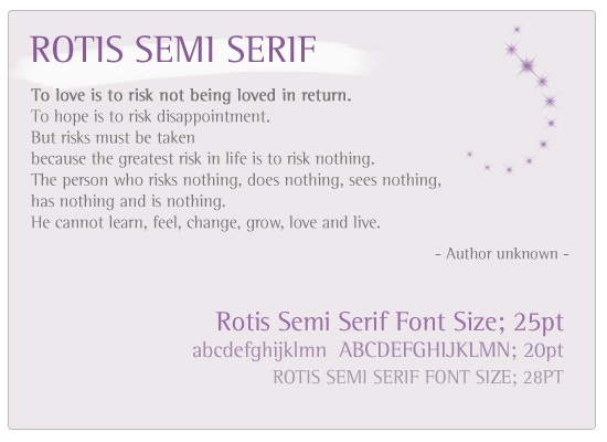 ROTIS SEMI SERIF FONT : 네이버 블로그