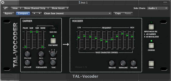 Togu Audio Line - TAL Vocoder(2-1) : 네이버 블로그