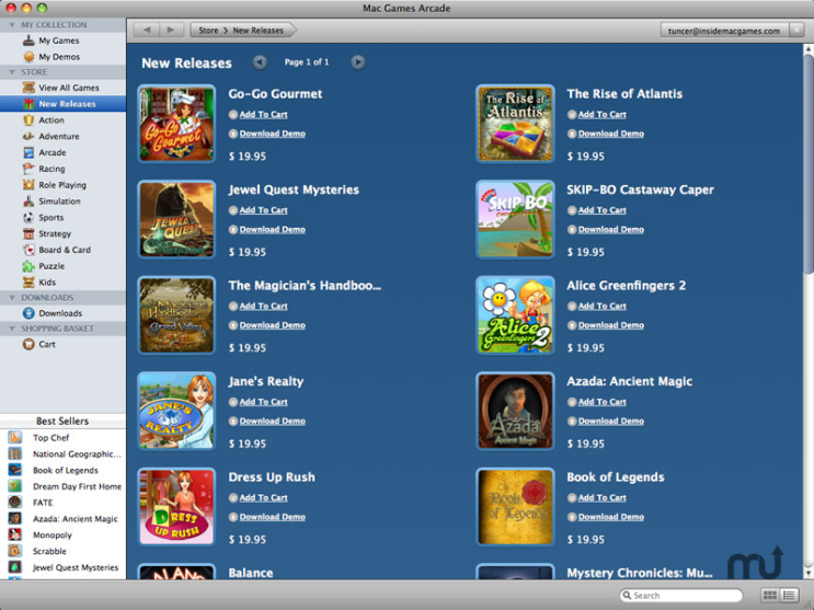 Mac Games Arcade 1.0b136 - Download, purchase and manage Mac games ...