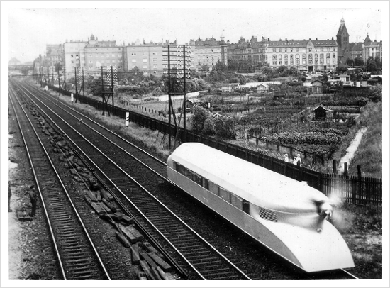 꽁무니에 프로펠라를 단 고속 열차, 쉬넨쩨펠린(Schienenzeppelin) 혹은 레일 제플린(Rail Zeppelin ...